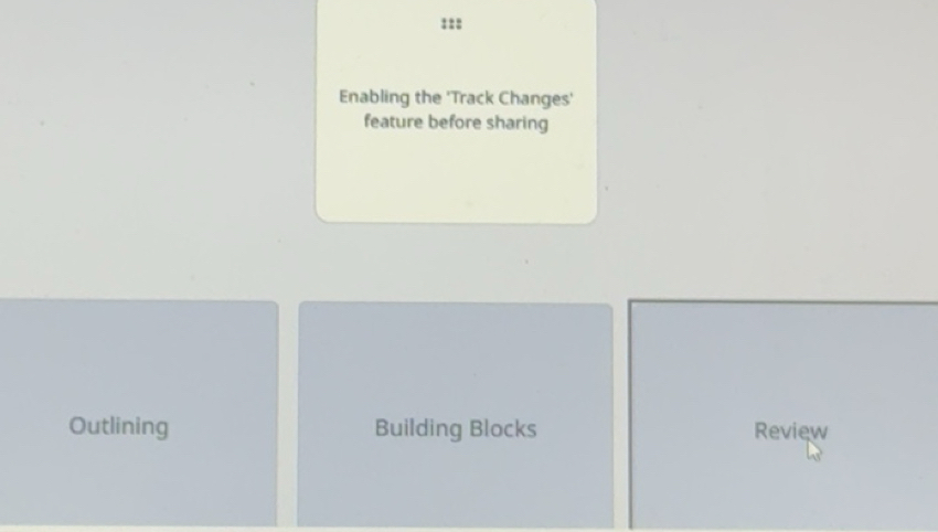 Solved: Enabling the 'Track Changes' feature before sharing Outlining ...