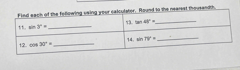 Solved: Round to the nearest thousandth. [Math]