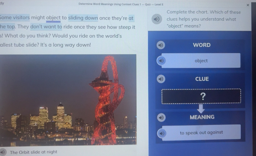 Solved: dy Determine Word Meanings Using Context Clues 1 — Quiz — Level ...