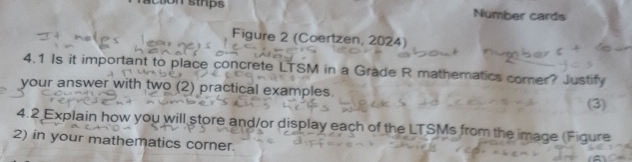 Solved: on stps Number cards Figure 2 (Coertzen, 2024) 4.1 Is it ...