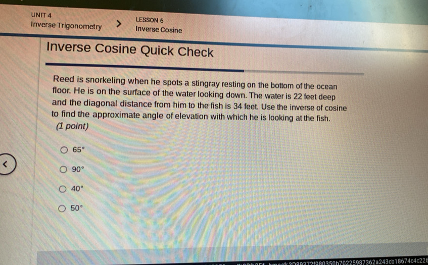 Solved: LESSON 6 Inverse Trigonometry Inverse Cosine Inverse Cosine ...