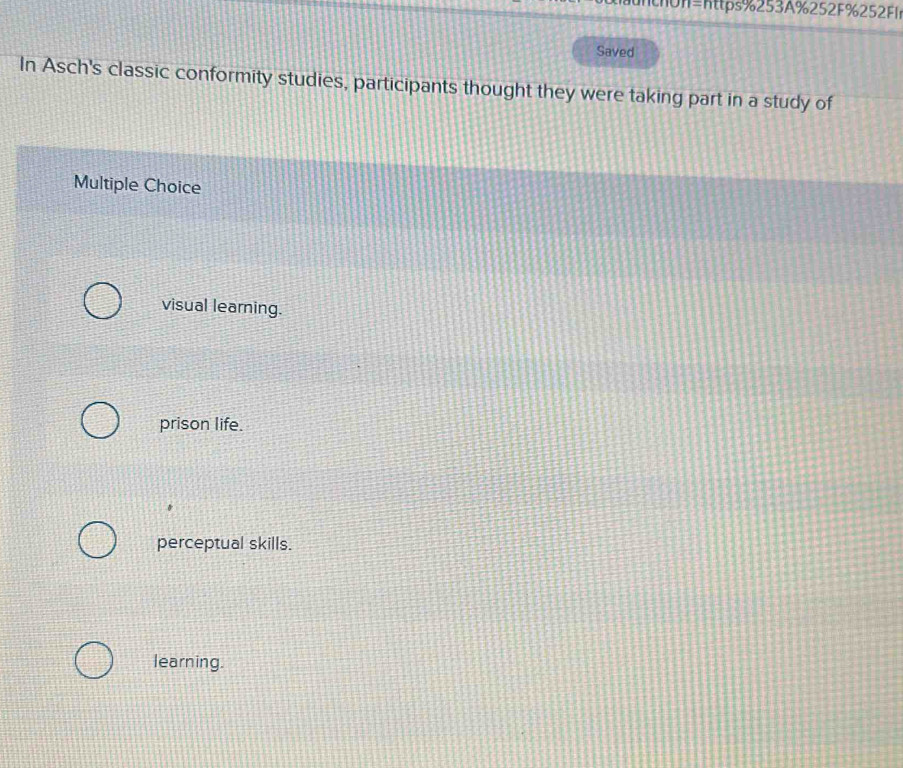 Solved: OH=https%253A%252F%252F1 Saved In Asch's classic conformity ...