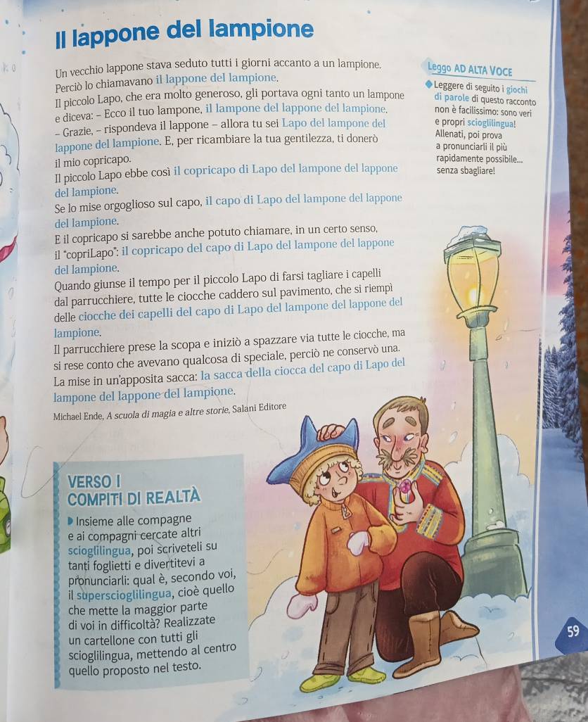 Risolto:Il lappone del lampione Un vecchio lappone stava seduto tutti i ...