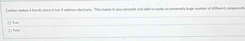 Solved: Carbon makes 4 bonds since it has 4 valence electrons. This ...