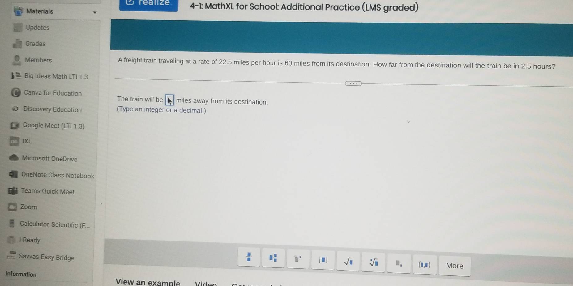 Solved: realze 4-1: MathXL for School: Additional Practice (LMS graded ...