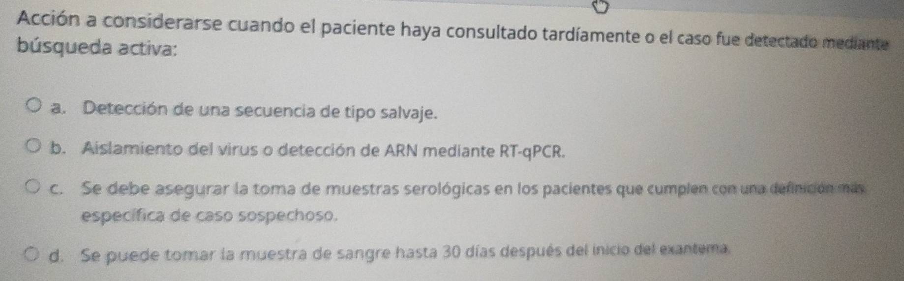 Resuelto:Acción a considerarse cuando el paciente haya consultado ...