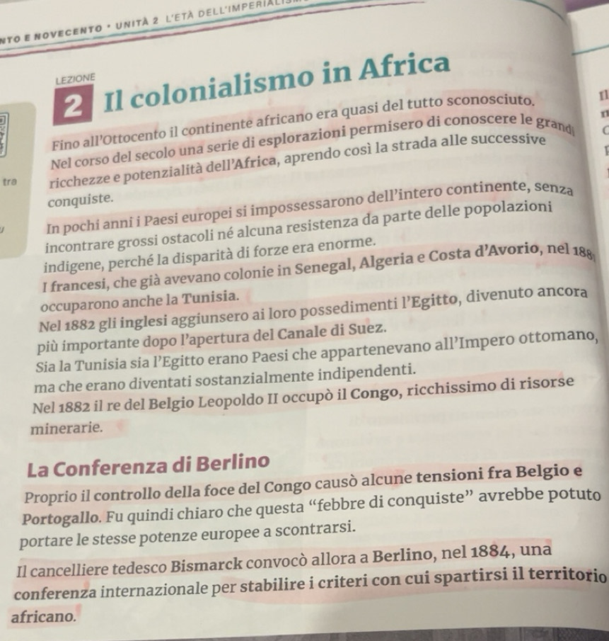 Risolto:Nto e Novecento * Unità 2 l'età dell'imperiàli 2 Il ...