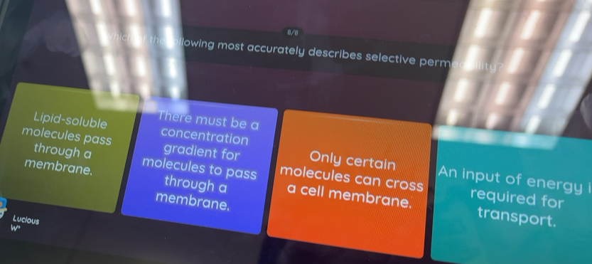 Solved: 0/0 lowing most accurately describes selective perm There must ...