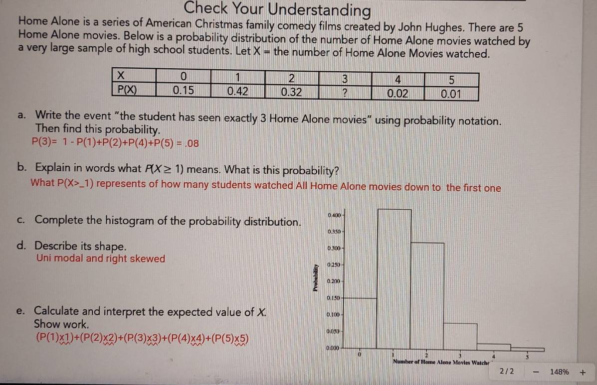 Solved: Check Your Understanding Home Alone is a series of American ...